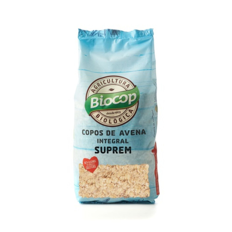 Copos de avena INSTANT integral bio 500g Biocop | Dietisur